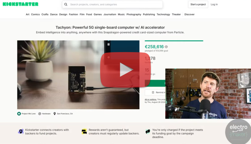 Particle Tachyon SBC: Merging 5G Connectivity with AI Power